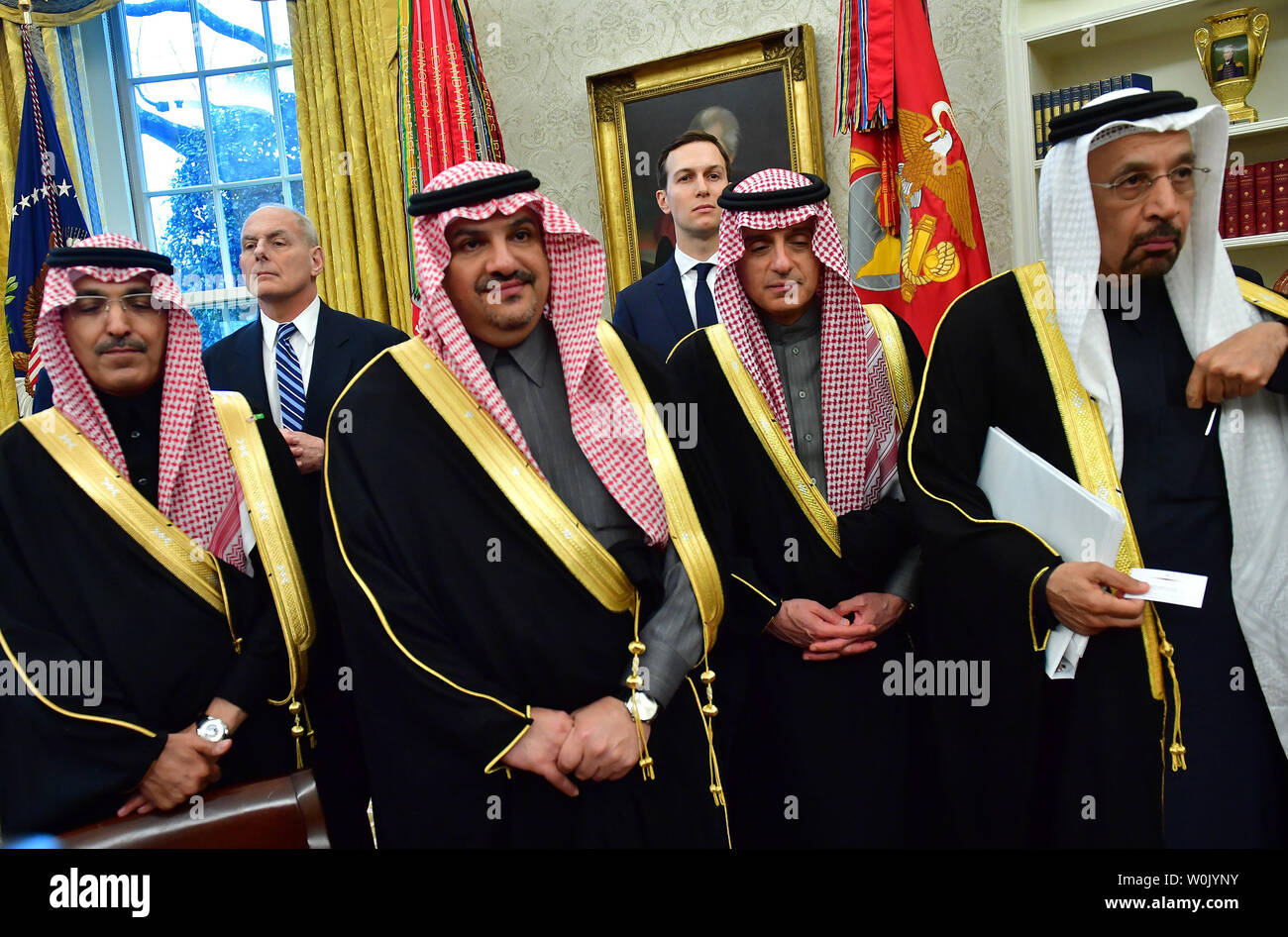 White House Chief of Staff John Kelly (2nd-L) and White House Advisor ...