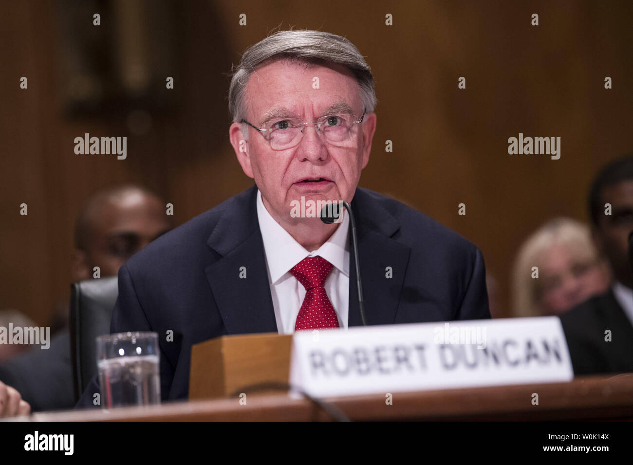 Robert M. Duncan testifies during his nomination hearing before the ...