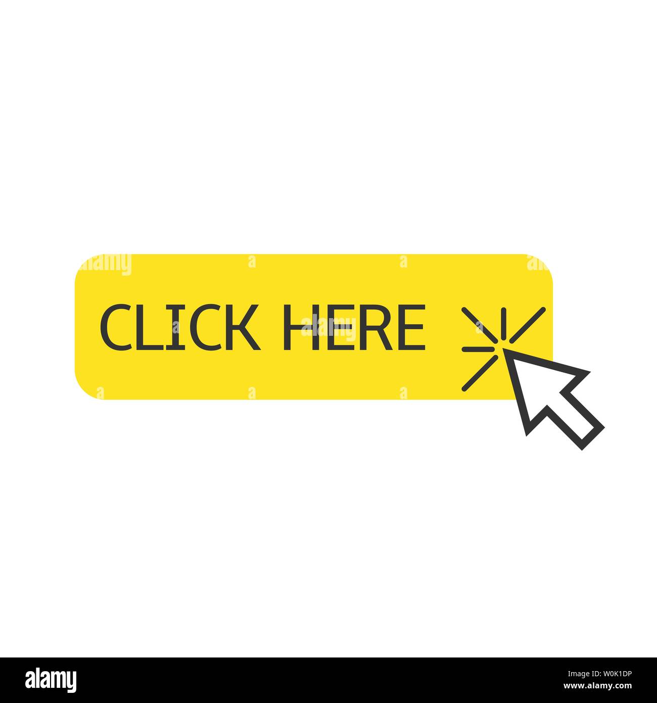 Green Arrow click icon. Cursor symbol, Vector illustration Stock Vector ...