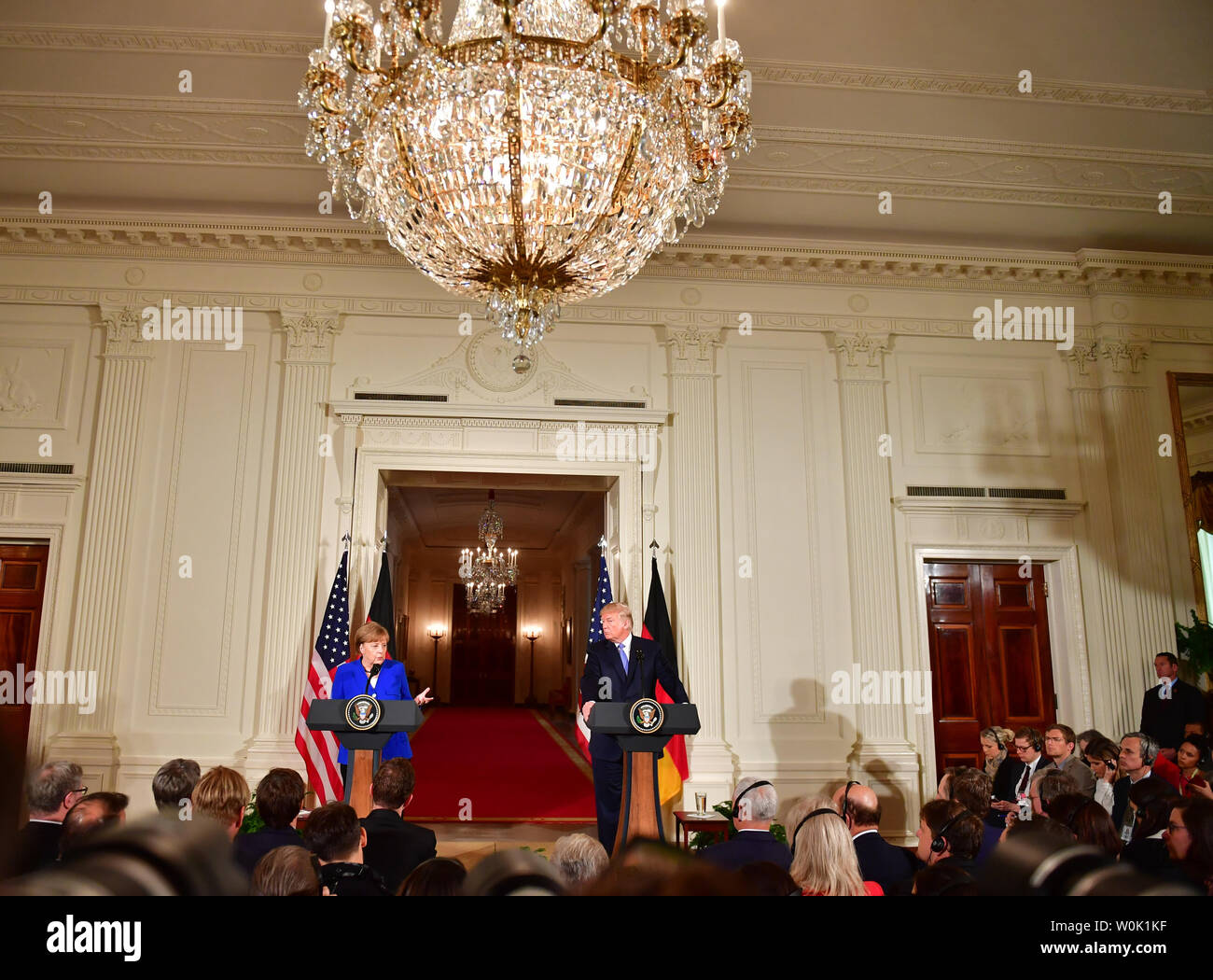 United States President Donald J. Trump and Chancellor of Germany ...