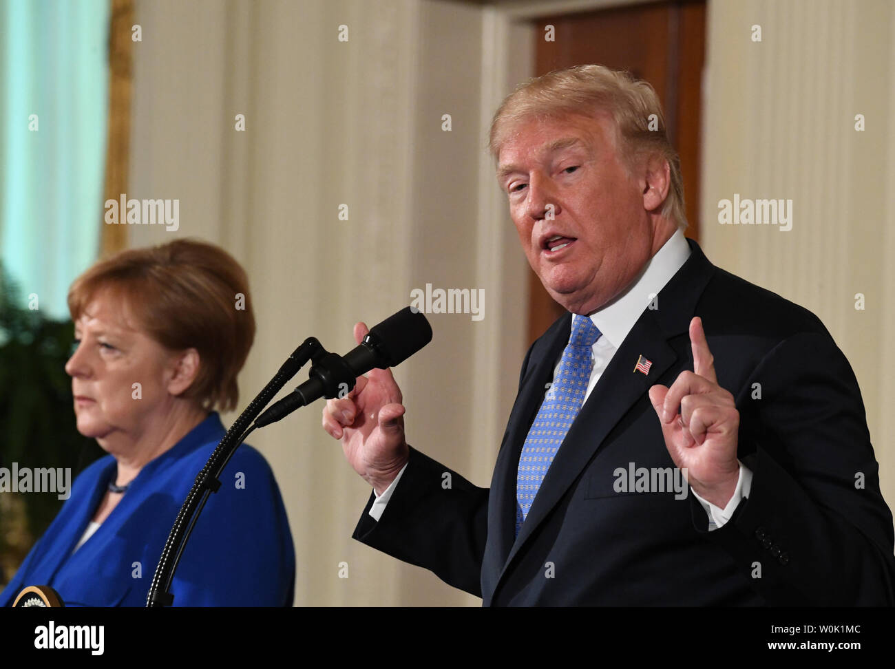 United States President Donald J. Trump and Chancellor of Germany ...