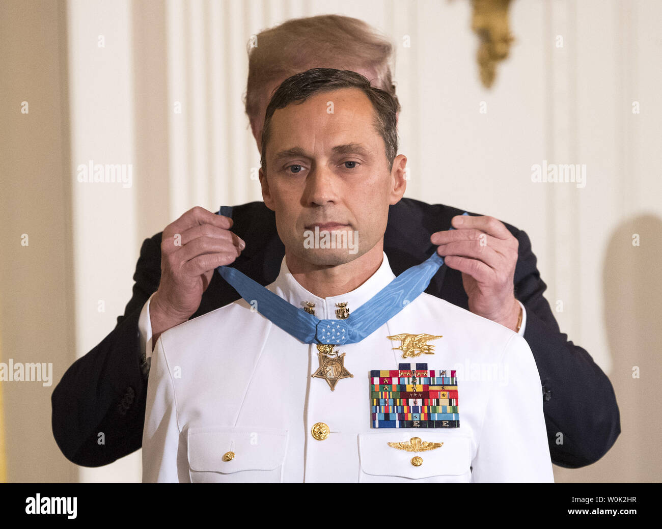 President Donald Trump awards the Medal of Honor to retired U.S. Navy ...