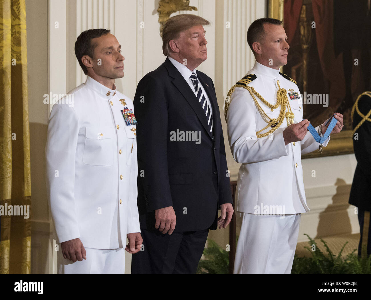 President Donald Trump awards the Medal of Honor to retired U.S. Navy ...
