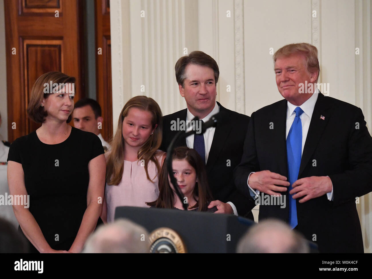 President Donald Trump introduces Brett Kavanaugh as his nominee for ...