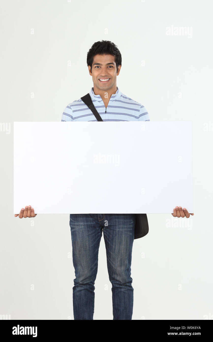 Student with placard hi-res stock photography and images - Alamy