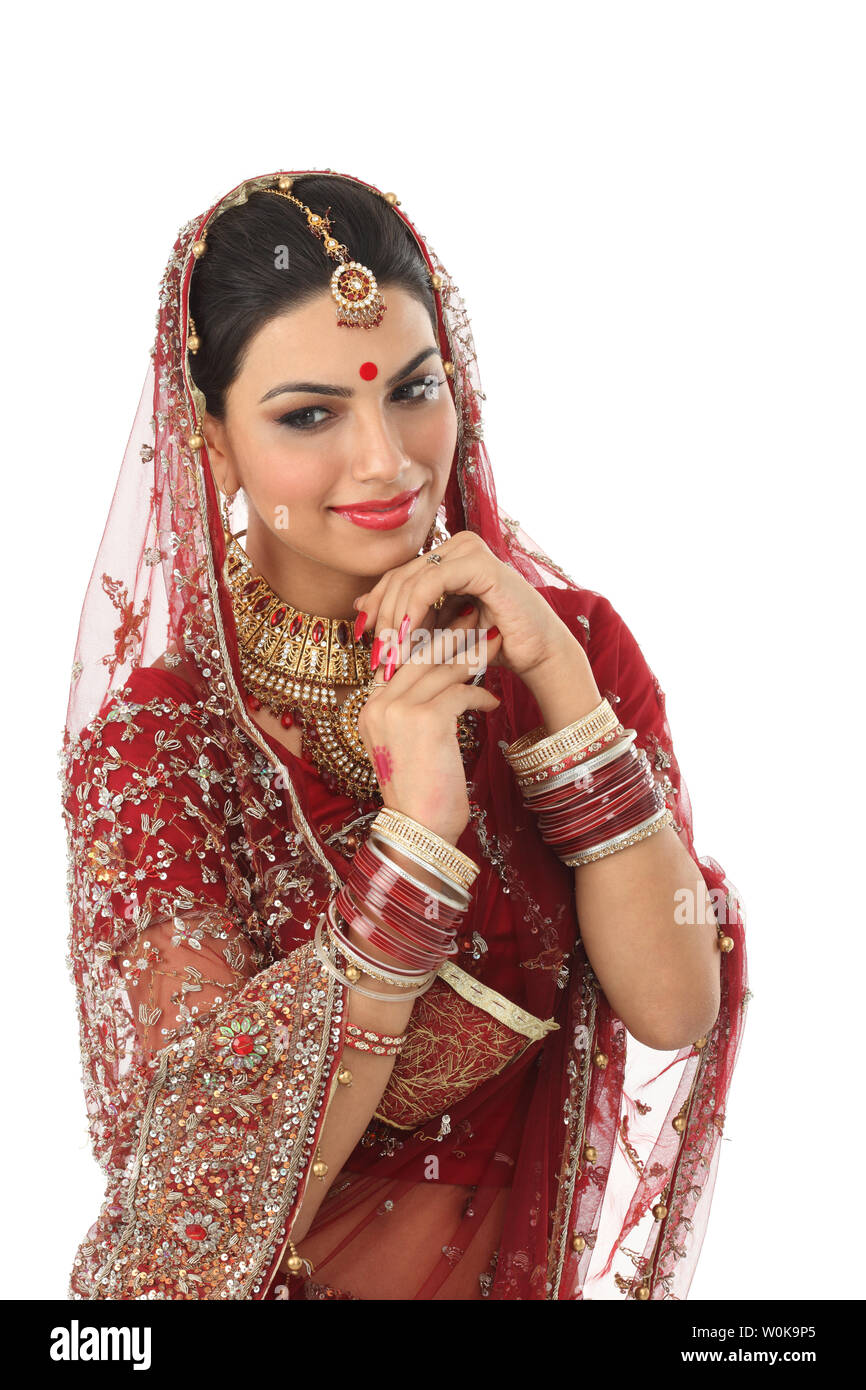 Indian shy bride india hi-res stock photography and images - Alamy