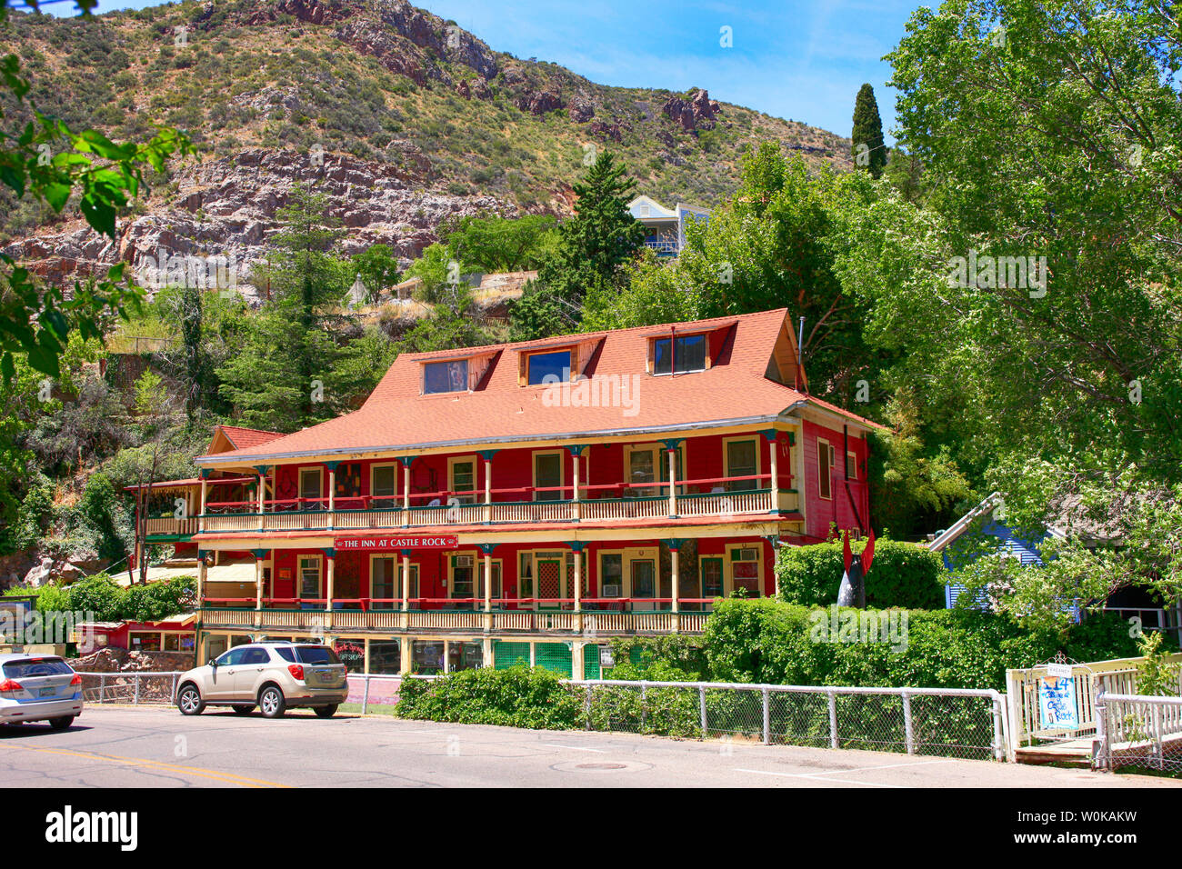 The Inn at Castle Rock hotel on Tombstone Canyon Road in Bisbee, AZ ...