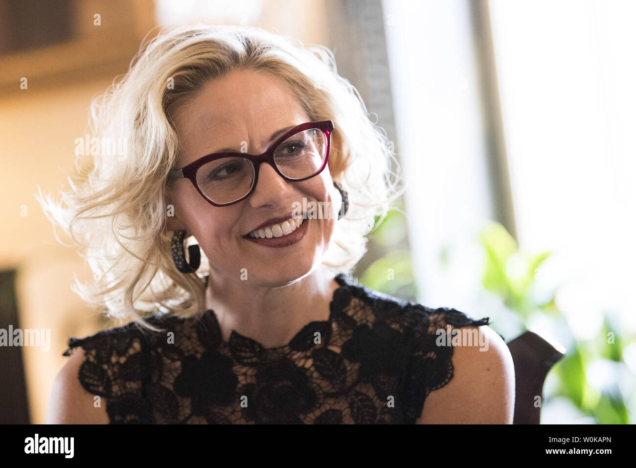 Newly Elected Democratic Senator Kyrsten Sinema (D-AZ) attends a ...