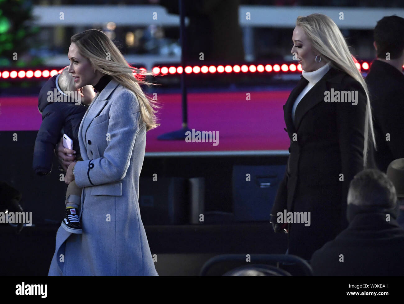 President Donald Trump's daughters Ivanka Trump (L) and Tiffany Trump ...