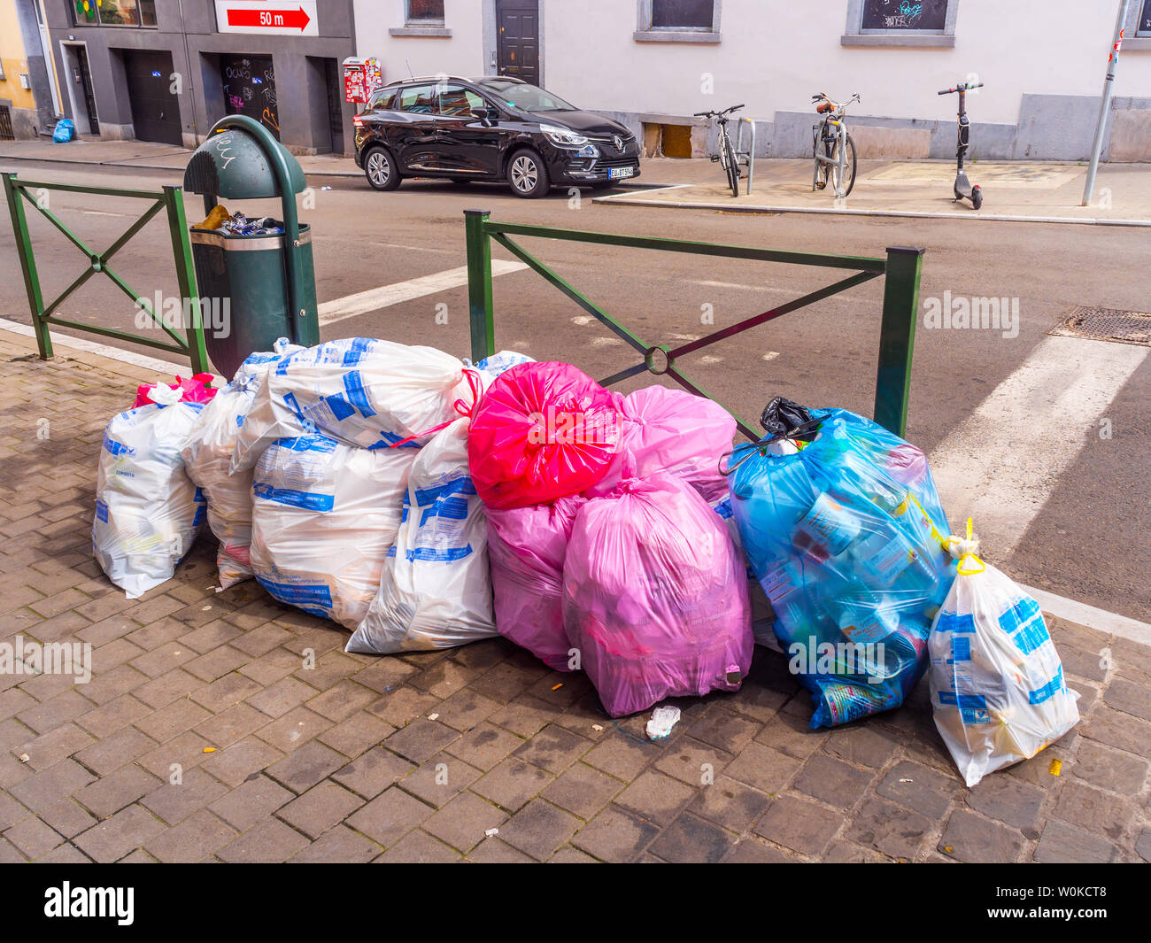 Plastic collection bags hi-res stock photography and images - Alamy