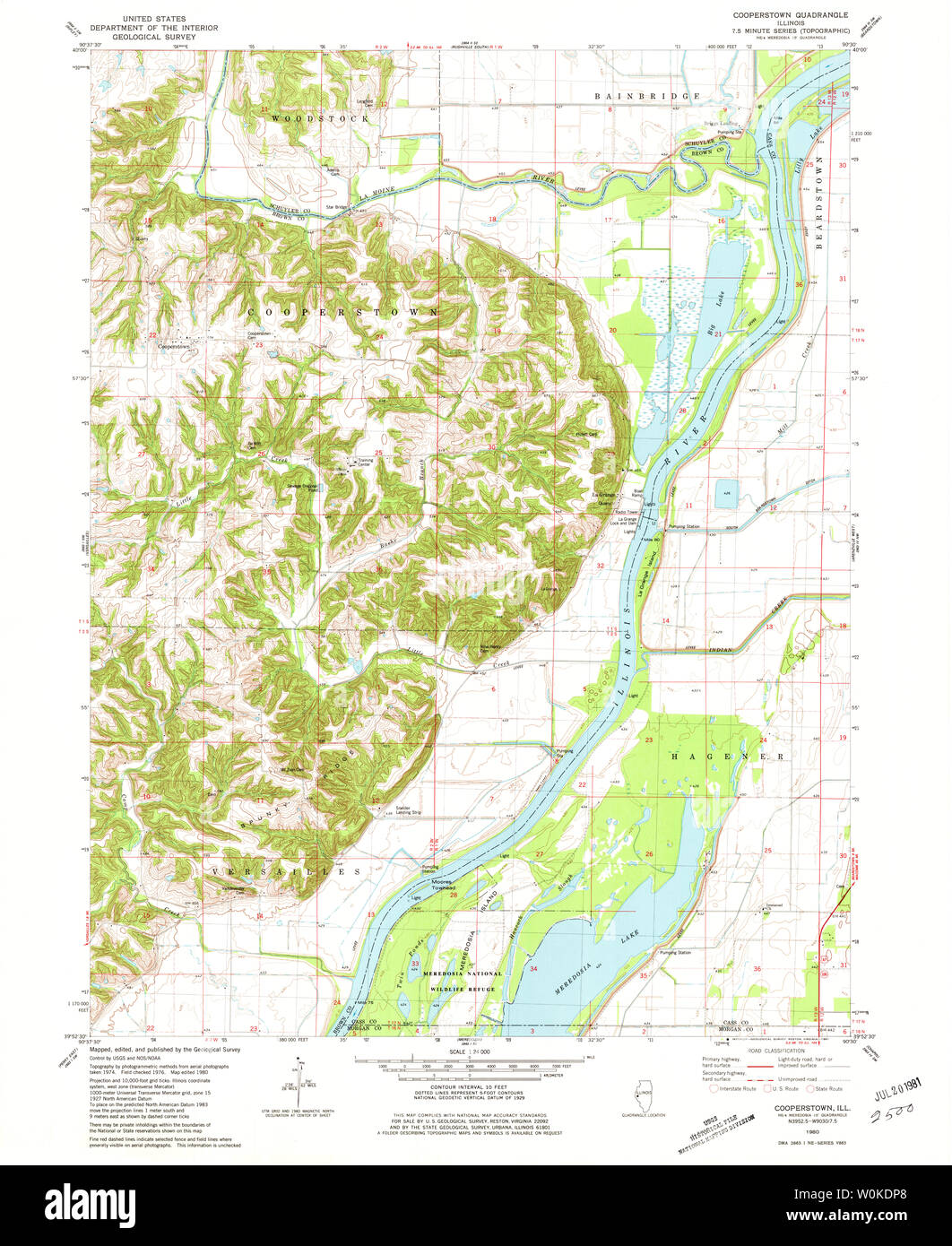 Map of cooperstown hi-res stock photography and images - Alamy