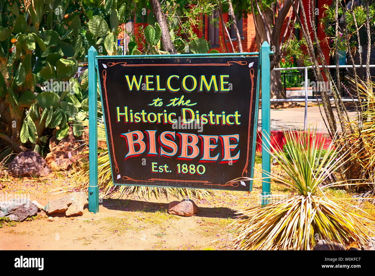 Welcome bisbee sign arizona usa hi-res stock photography and images - Alamy