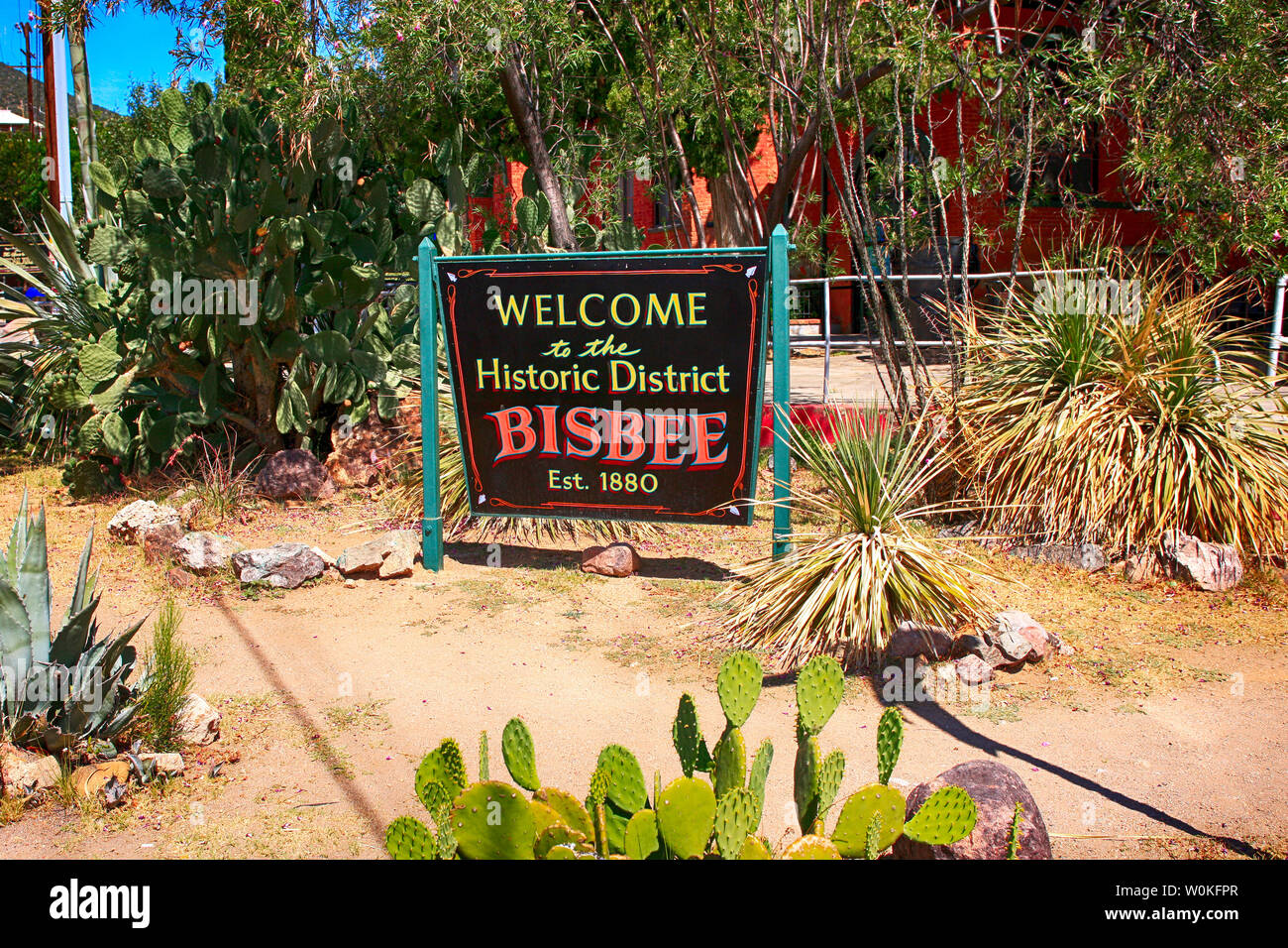 Welcome bisbee sign arizona usa hi-res stock photography and images - Alamy