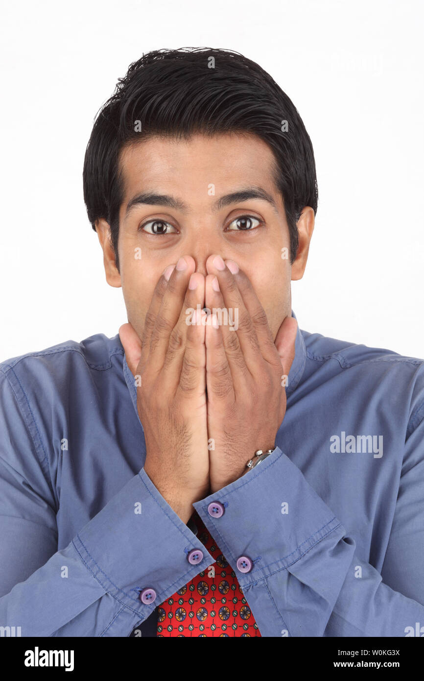 Shocker hand hi-res stock photography and images - Alamy