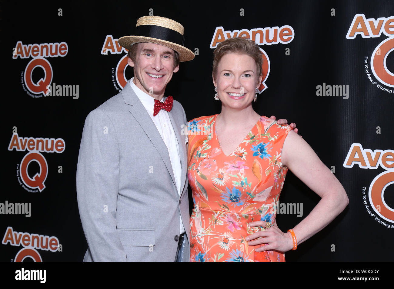 The closing night celebration party for Tony winning musical Avenue Q ...