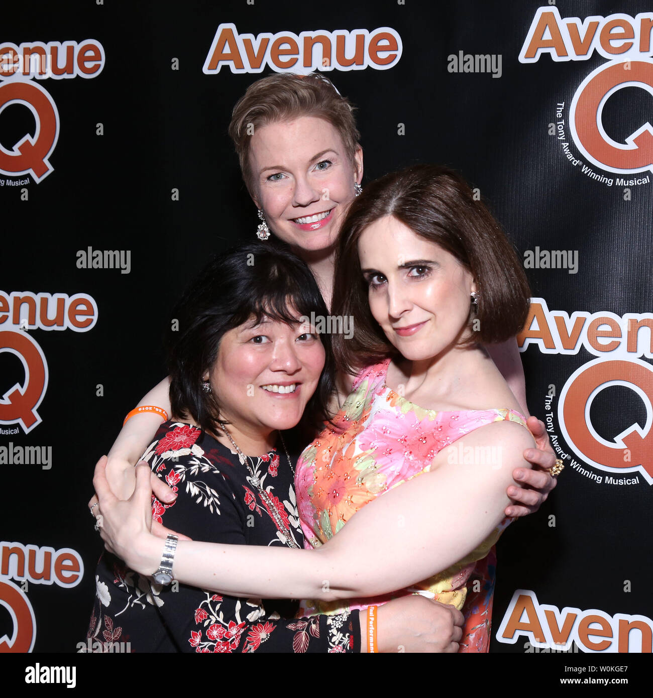 The closing night celebration party for Tony winning musical Avenue Q ...