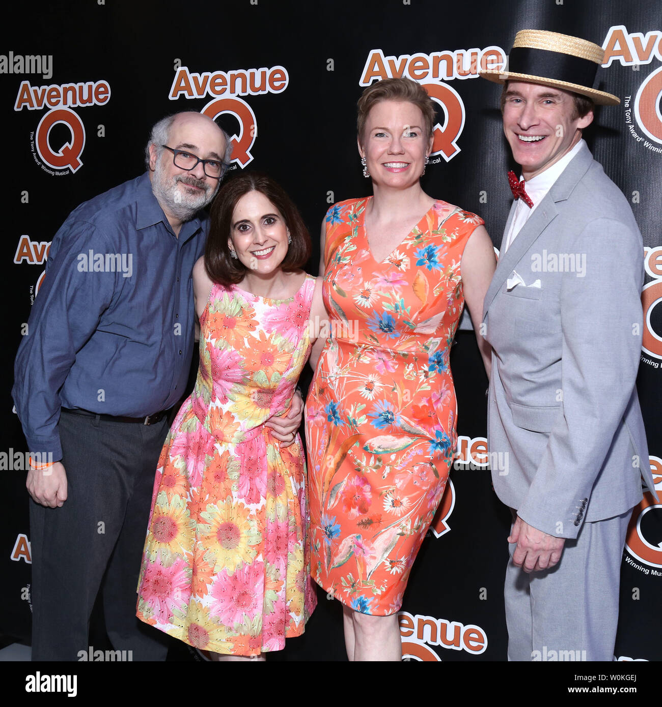 The closing night celebration party for Tony winning musical Avenue Q ...