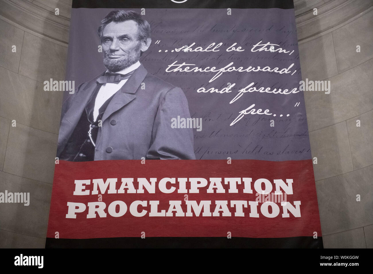 The Emancipation Proclamation is on display as a special exhibit to ...