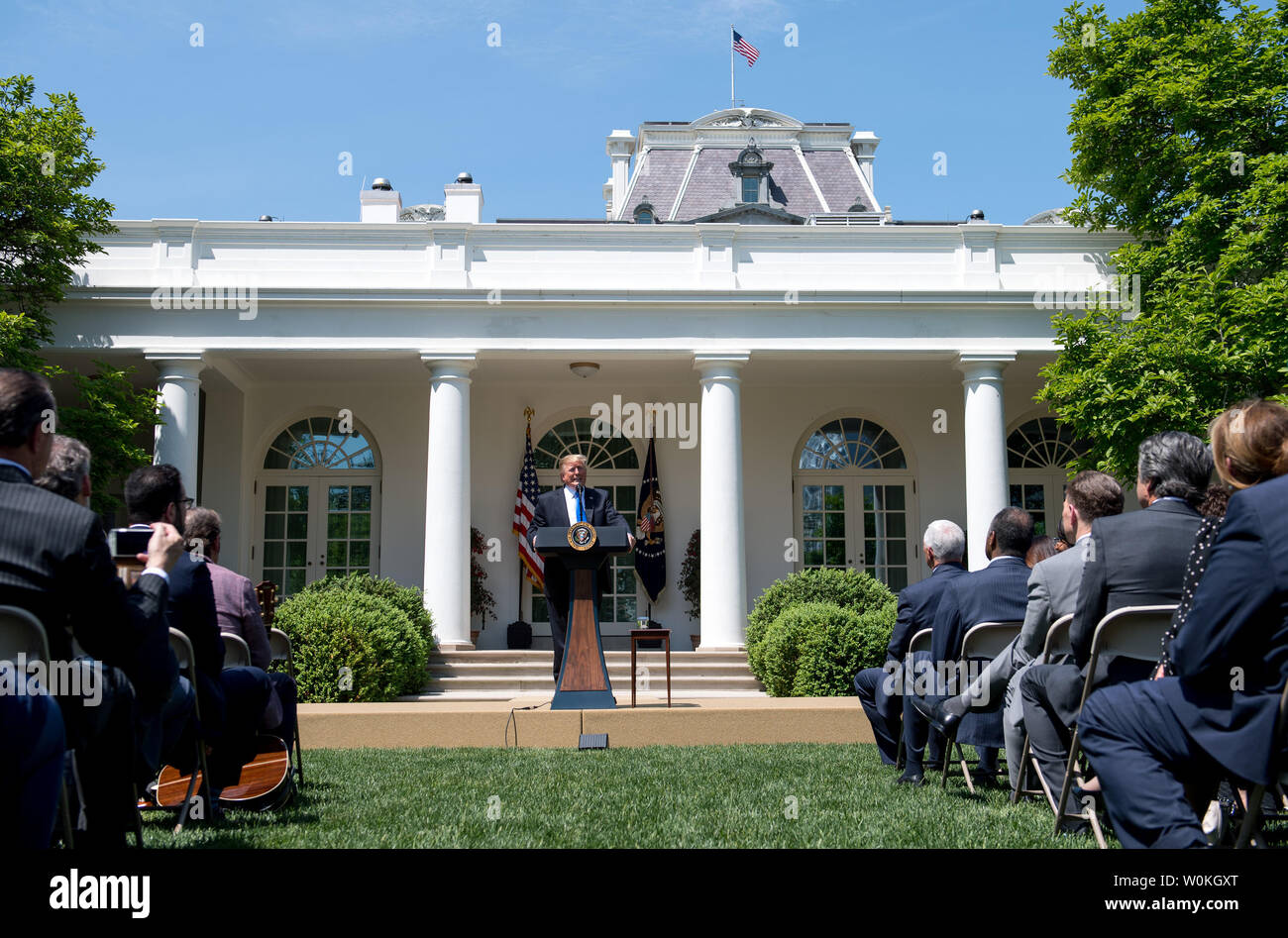President Donald Trump speaks at the National Day of Prayer Service at ...