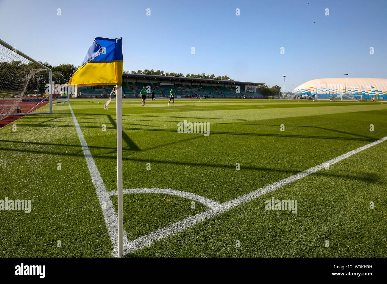 Cardiff international athletics stadium leckwith hi-res stock ...
