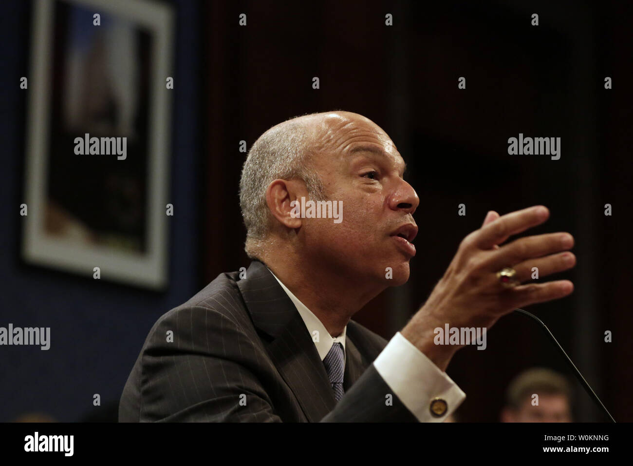 Us secretary homeland security jeh hi-res stock photography and images ...