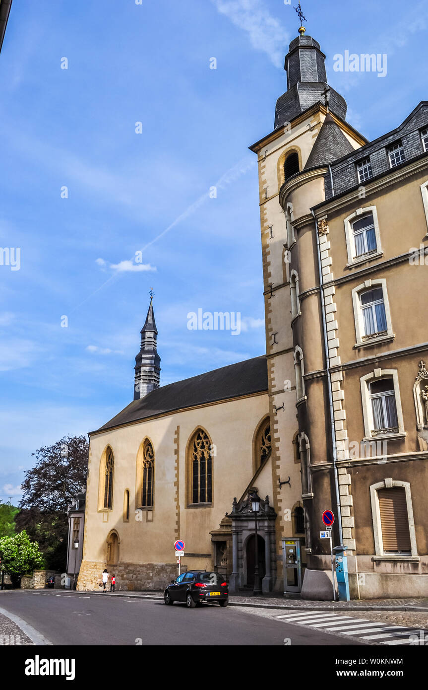 Luxembourg city architecture scenery Stock Photo - Alamy