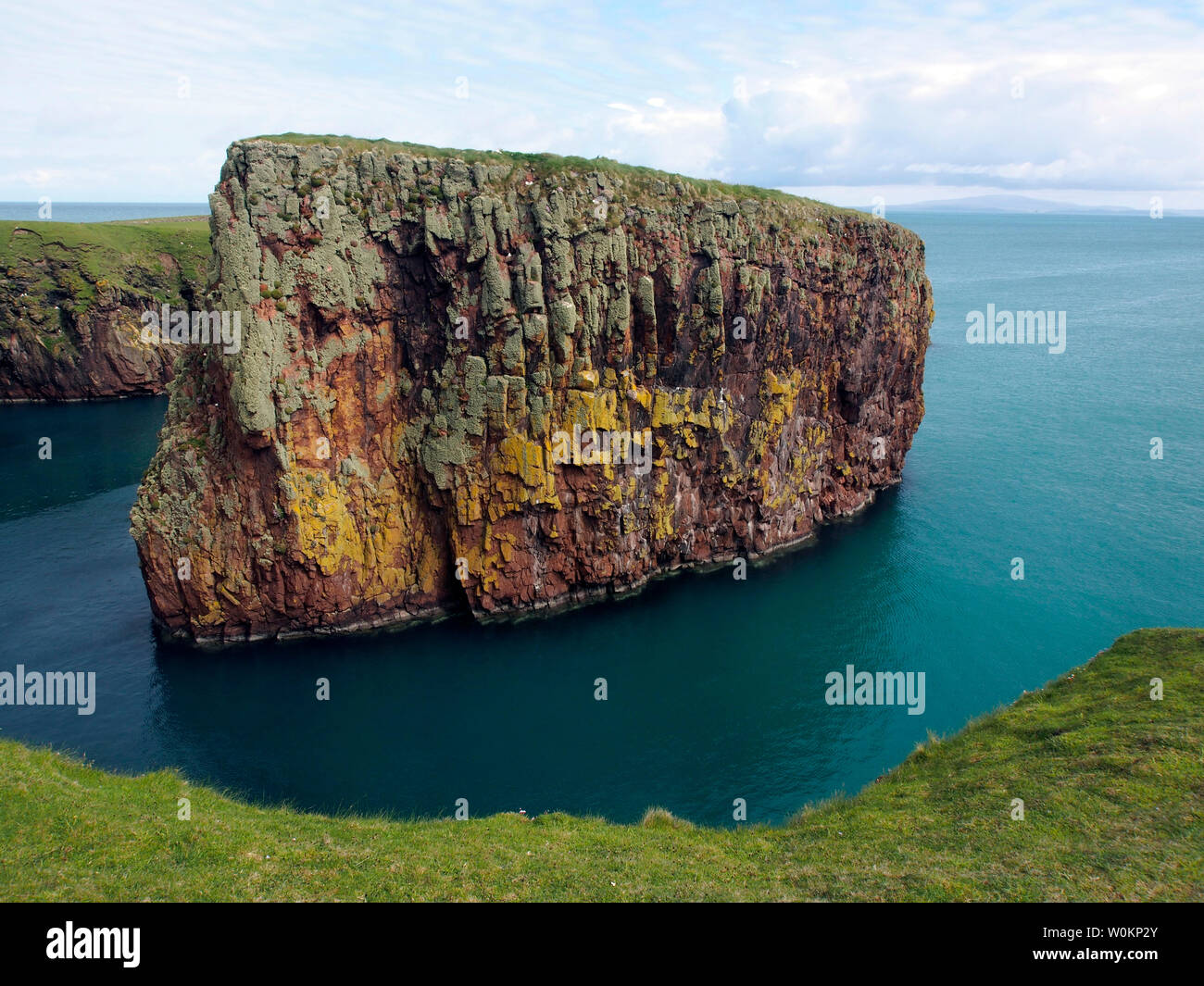 Stack off northern Papa Stour, Shetland, Scotland Stock Photo - Alamy