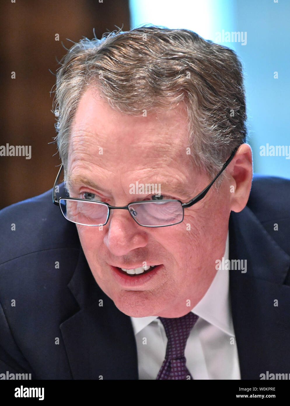 Robert E. Lighthizer, United States Trade Representative, speaks during ...