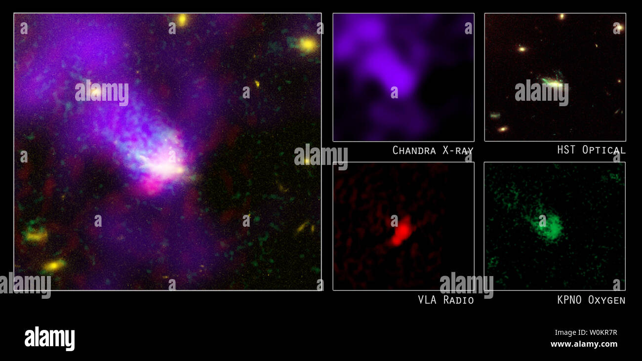 These images offer a dramatic look at C153, a galaxy being ripped apart ...