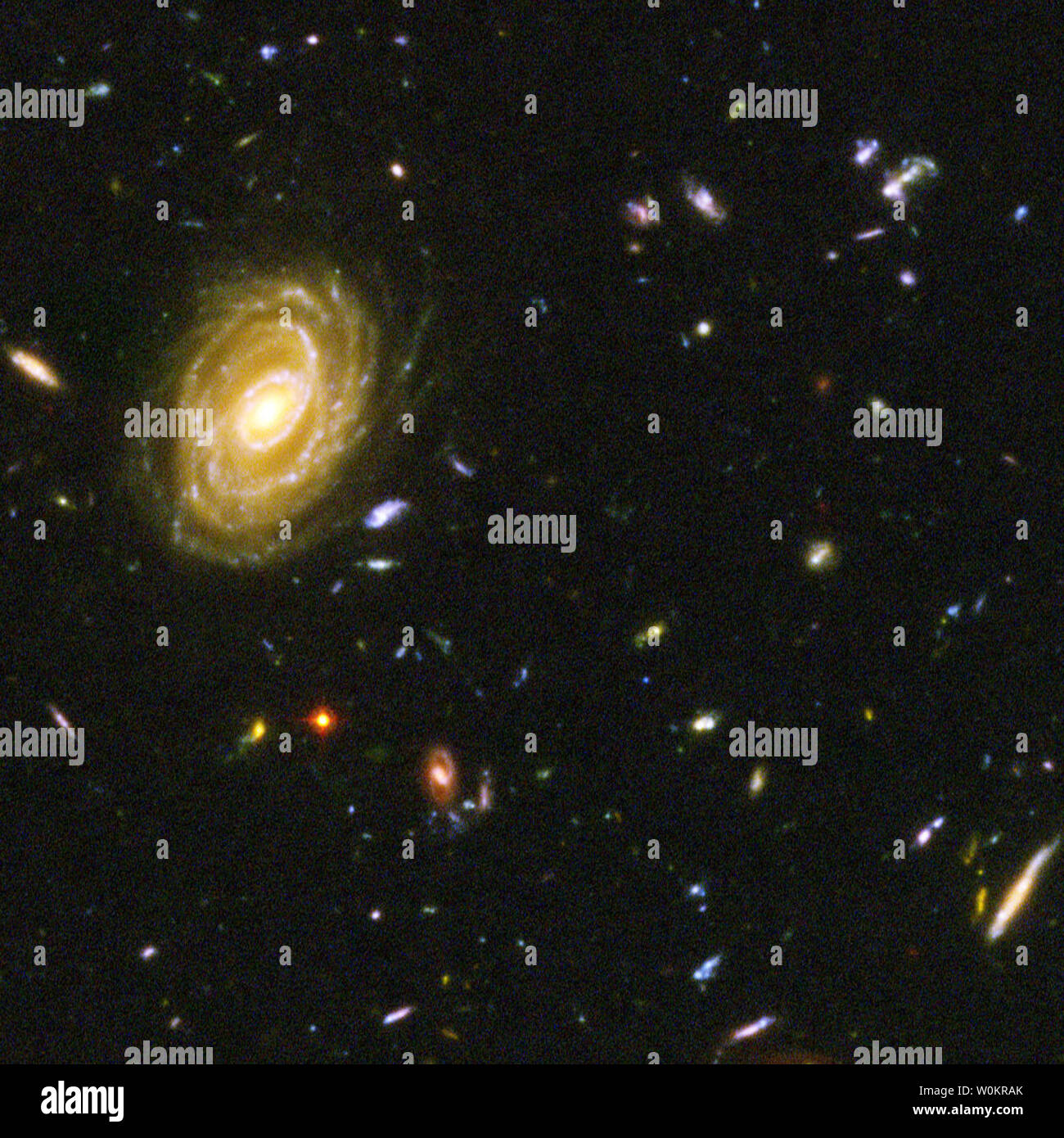 Galaxies in hubble deep field hi-res stock photography and images - Alamy