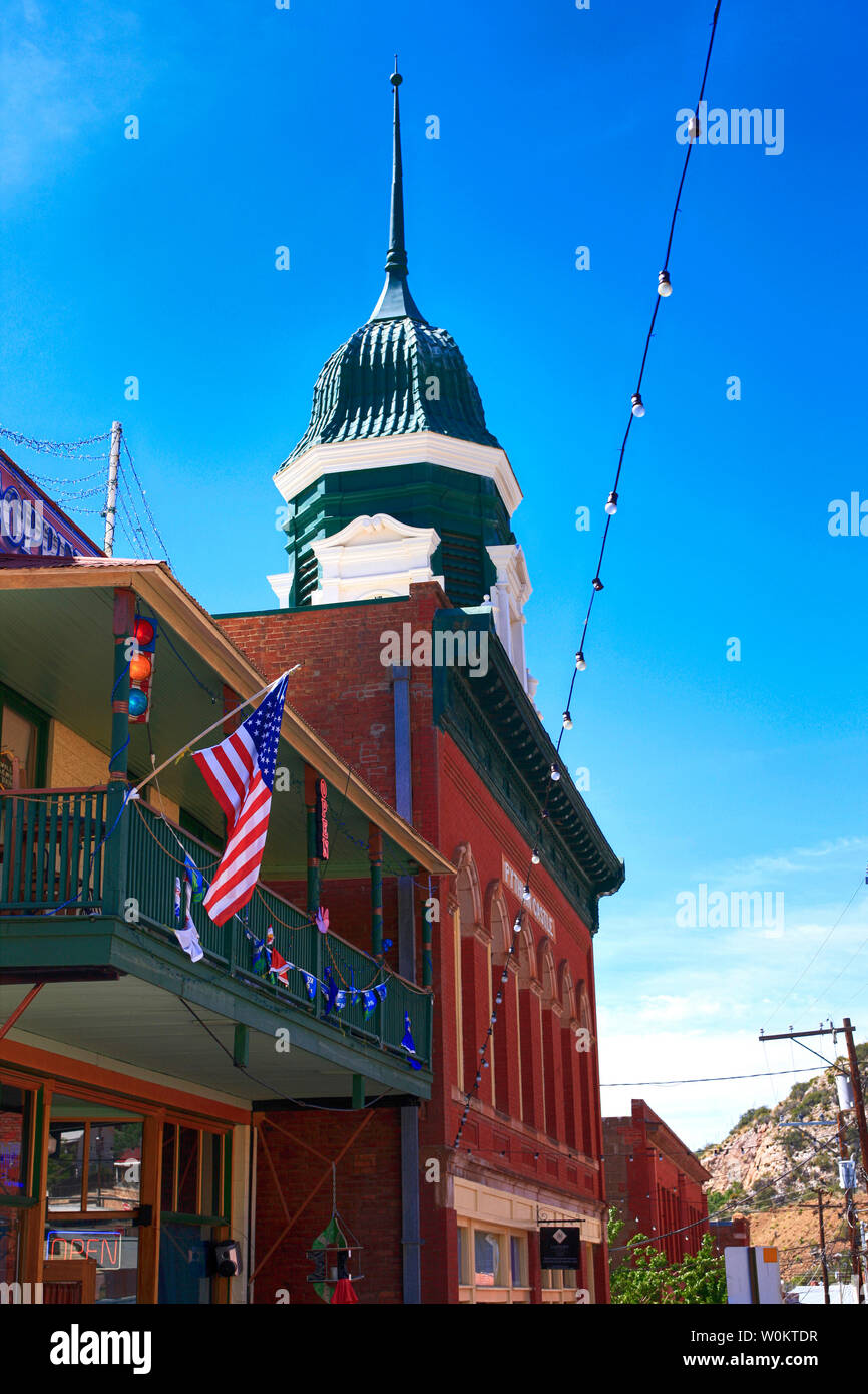 The Pythian Castle secret society lodge building clock tower in ...
