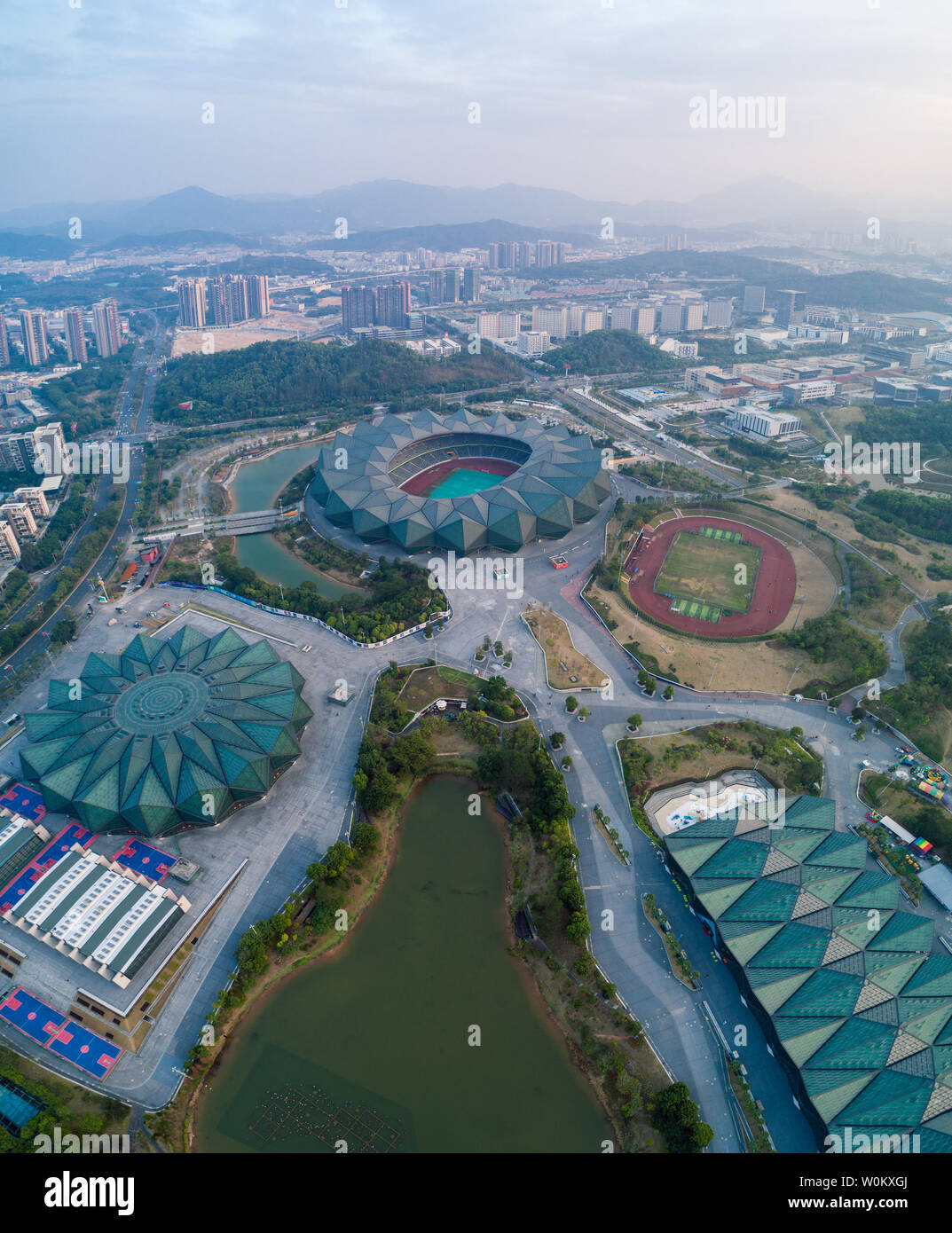 Shenzhen Dayun Center Gymnasium Stock Photo - Alamy