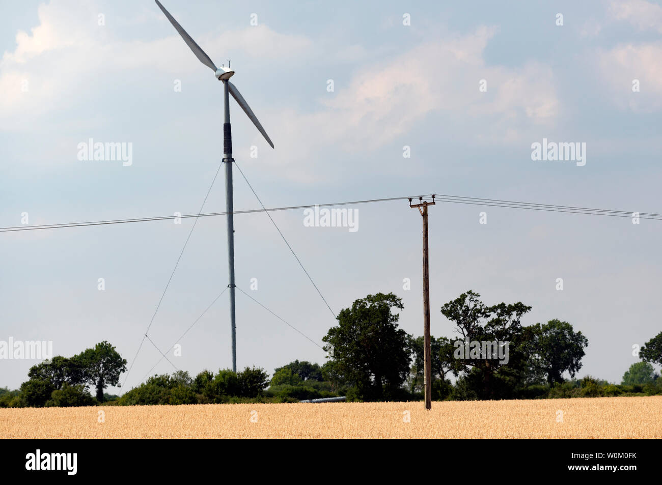 Inland micro wind turbine Stock Photo - Alamy