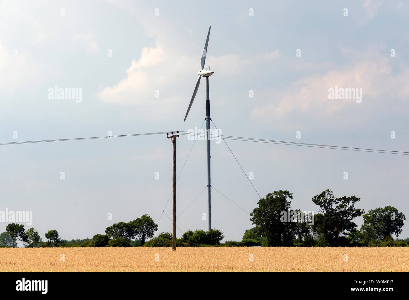 Inland micro wind turbine Stock Photo - Alamy