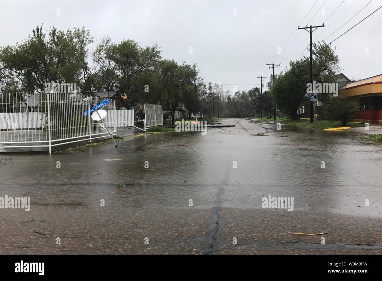 Army National Guard soldiers drive through flooded streets to help ...