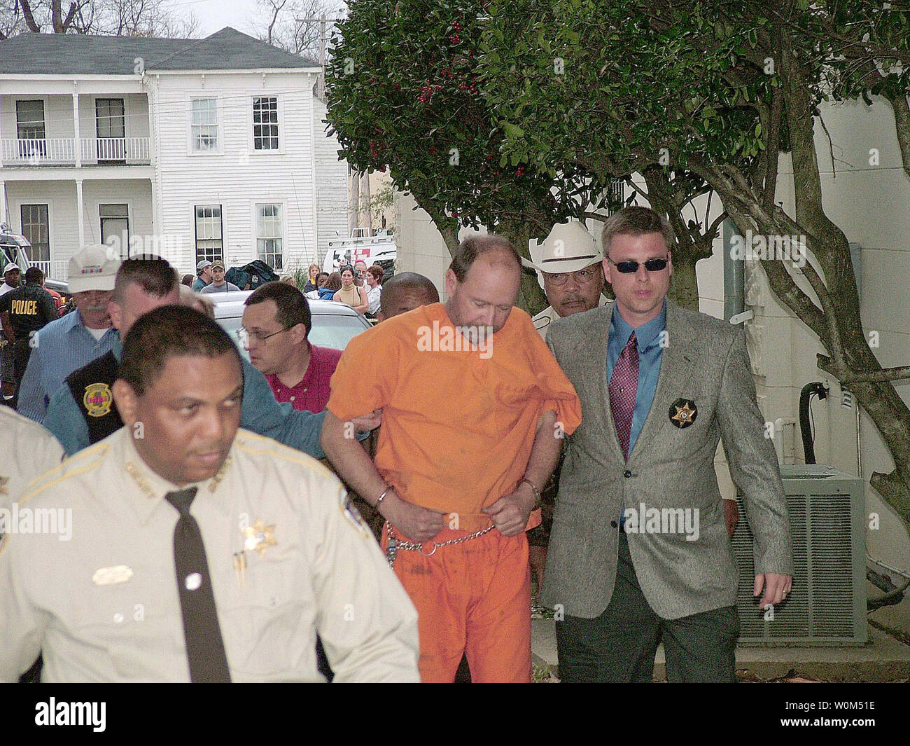 Earnest Lee Hargon is escorted into court after being arrested for the ...