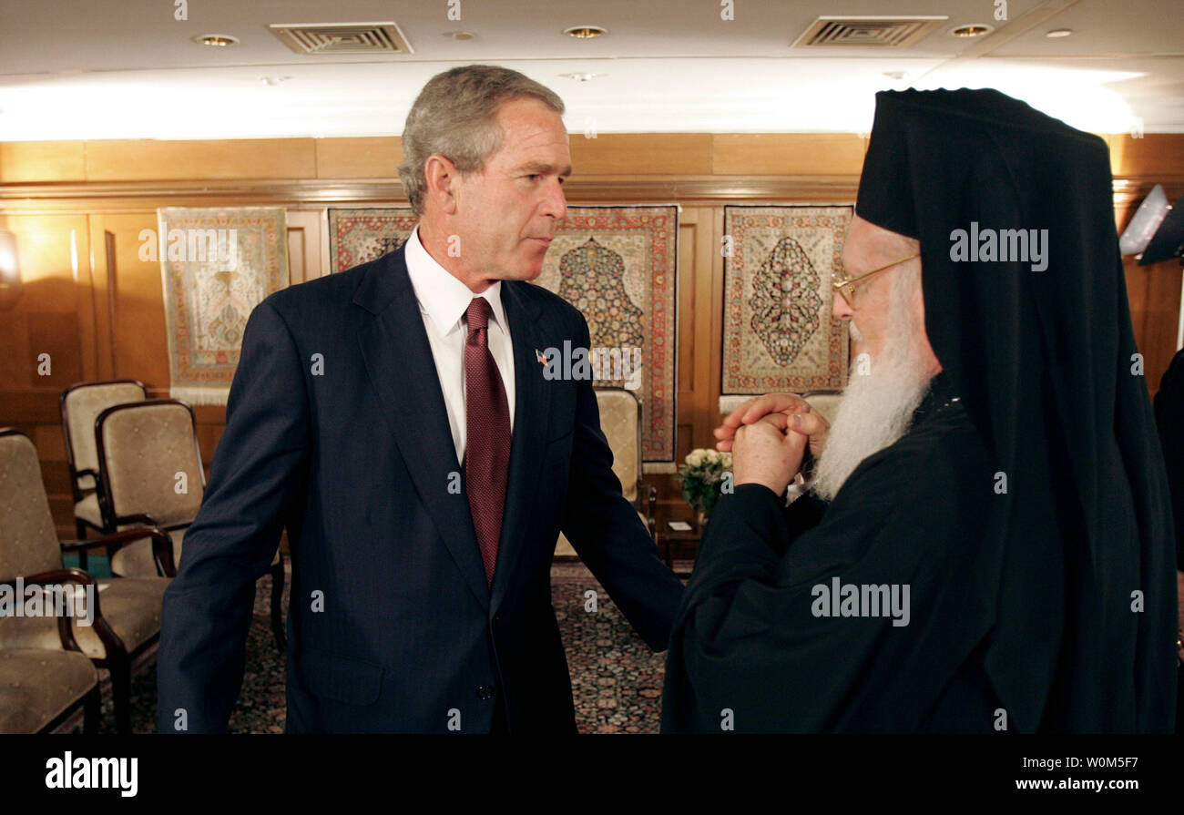 President bush religious leaders hi-res stock photography and images ...