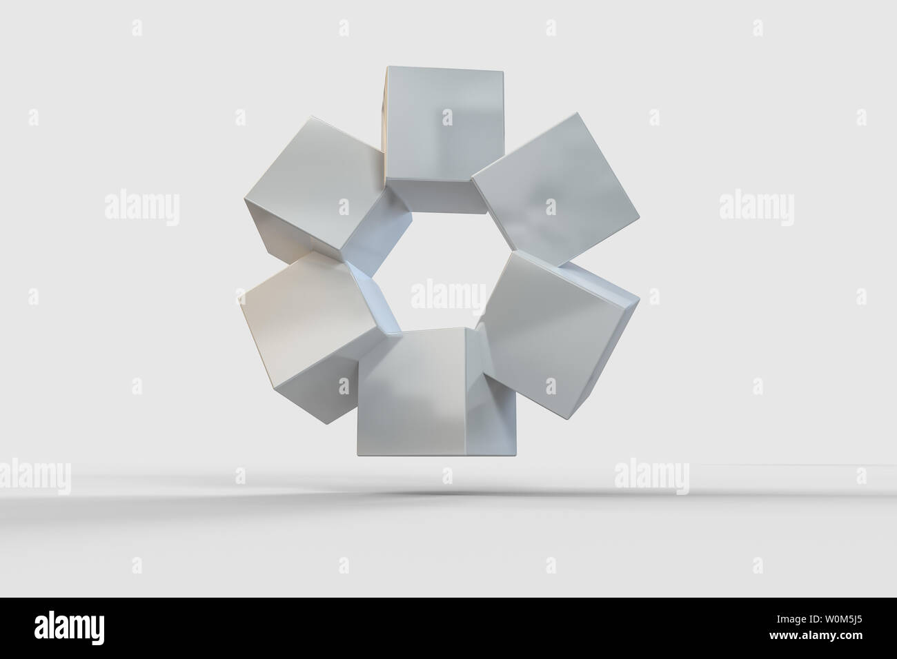 Three-dimensional rendering, technology sense square background Stock ...