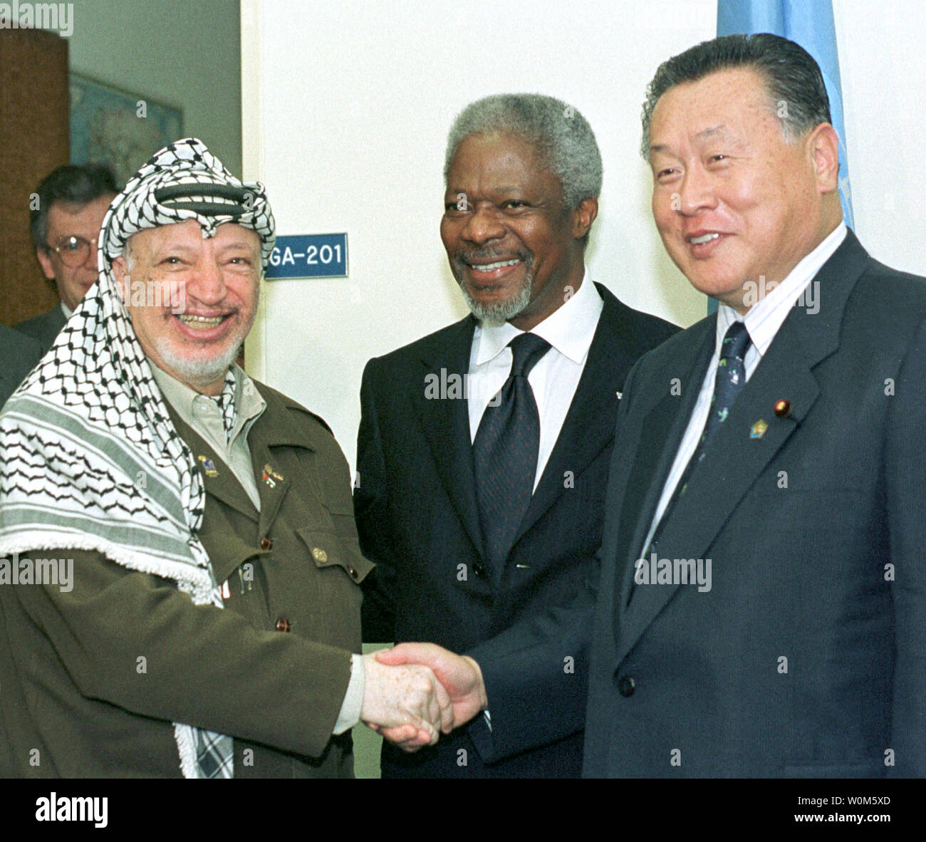 Palestinian leader Yasser Arafat died in a military hospital outside ...