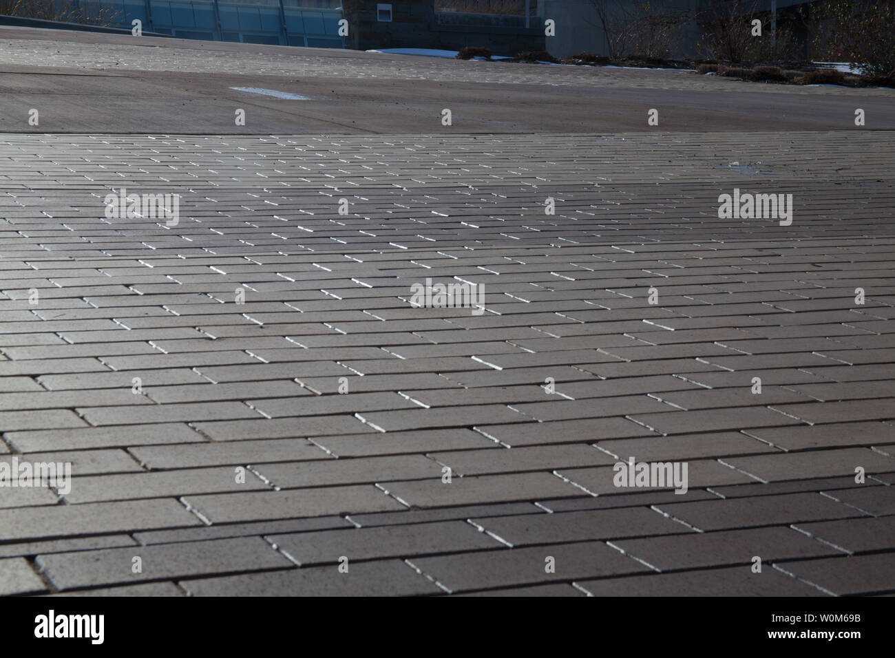 brick landscaping texture Stock Photo - Alamy