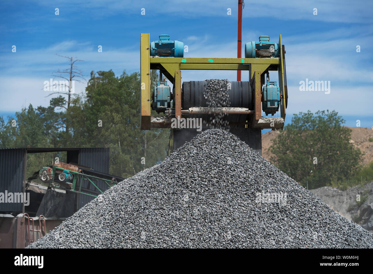 Gravel machine hi-res stock photography and images - Alamy
