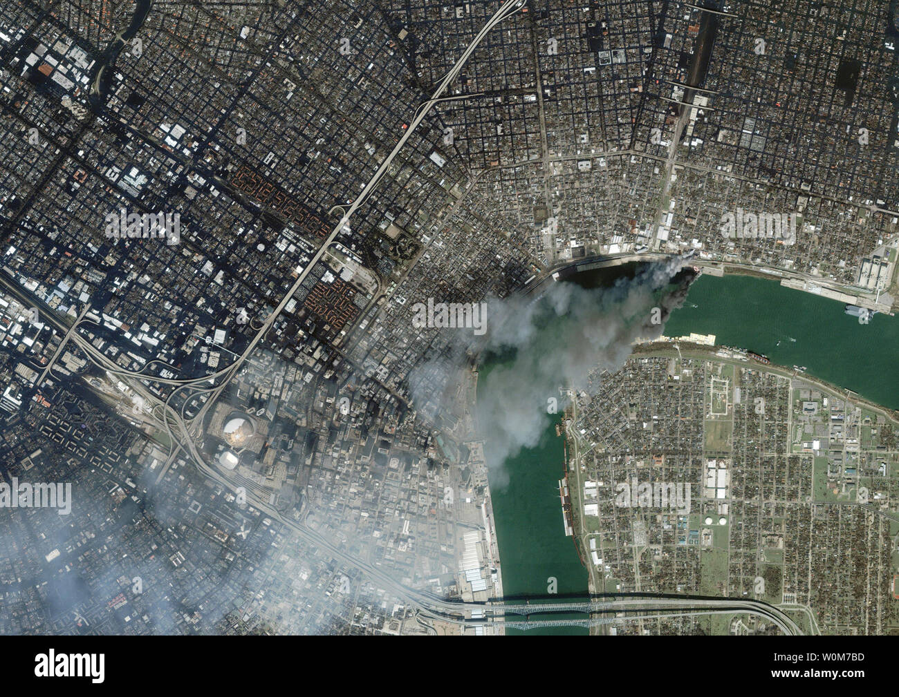 IKONOS satellite photo released and collected by Space Imaging shows ...