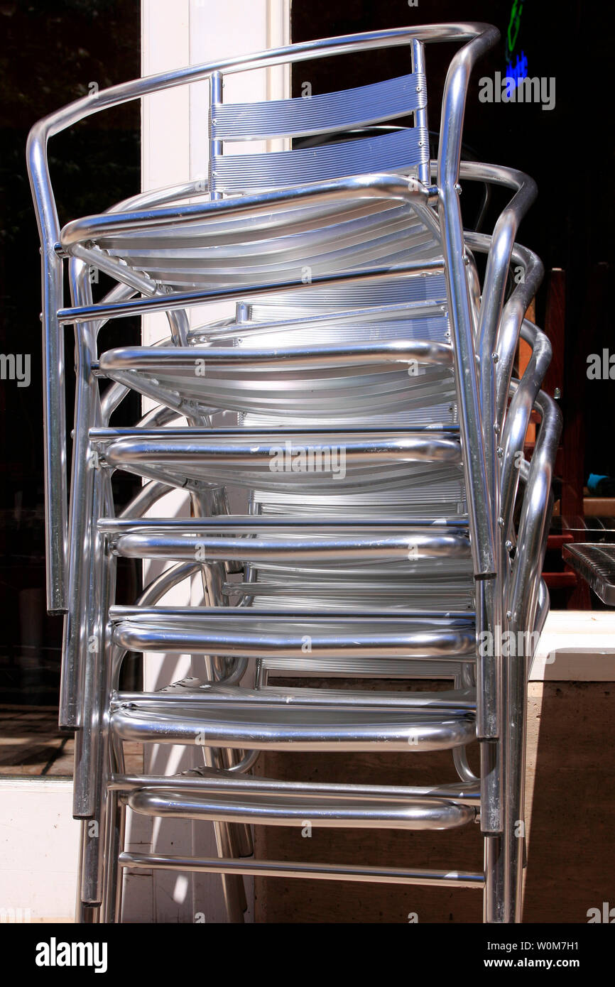 Stacking chairs hi-res stock photography and images - Alamy