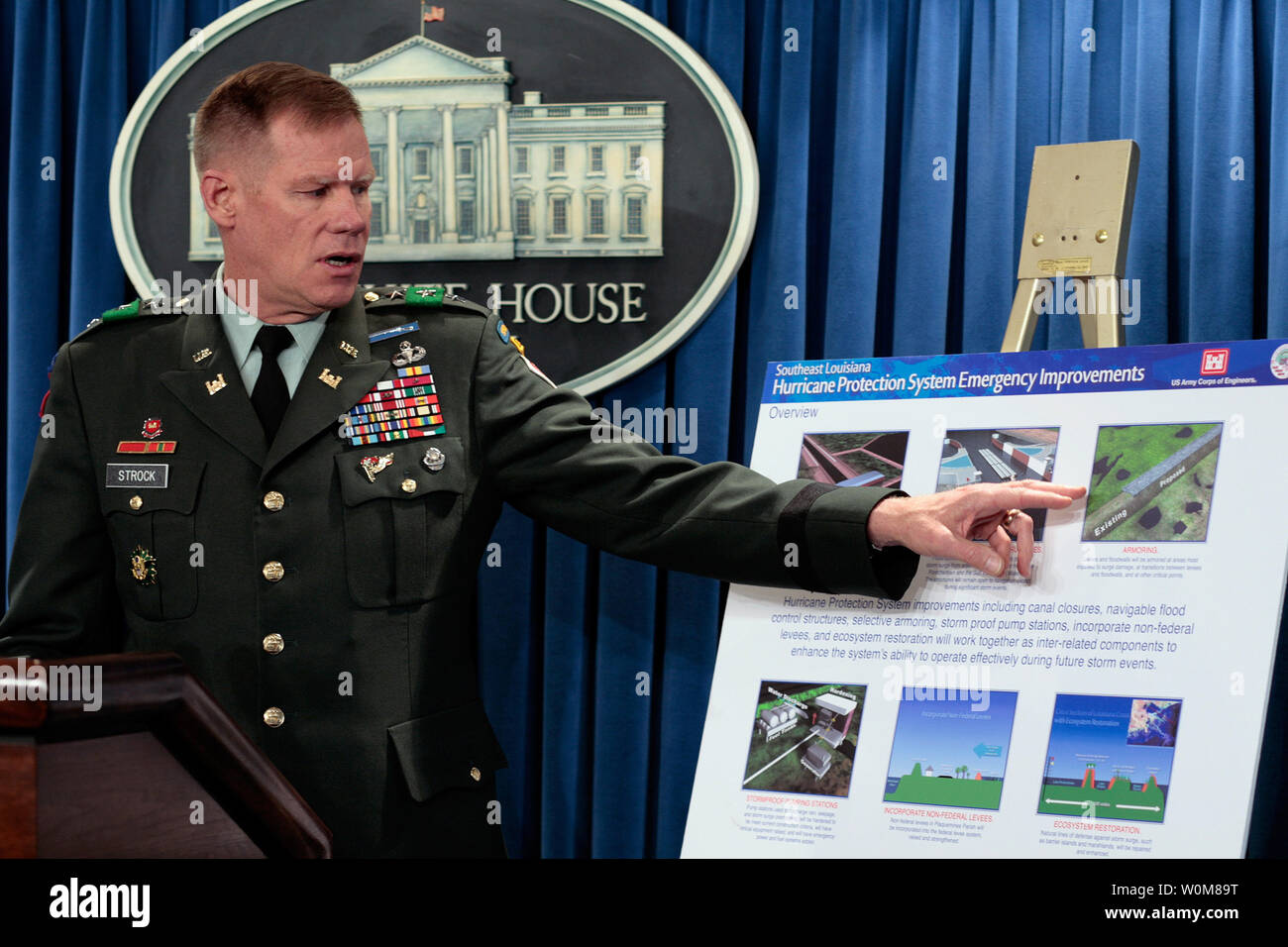 Lt. Gen. Carl Strock, Commander of the US Army Corps. of Engineers, and ...