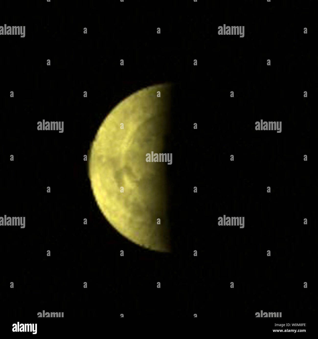 False-colour view imaged in ultraviolet of Venus south pole captured by ...