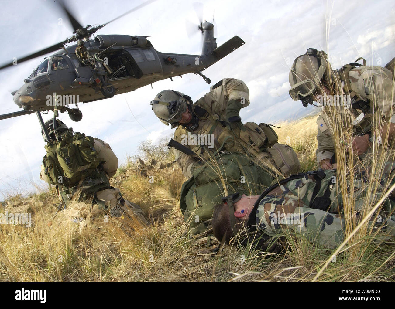 Pararescuemen from the 48th Rescue Squadron, Davis-Monthan Air Force ...