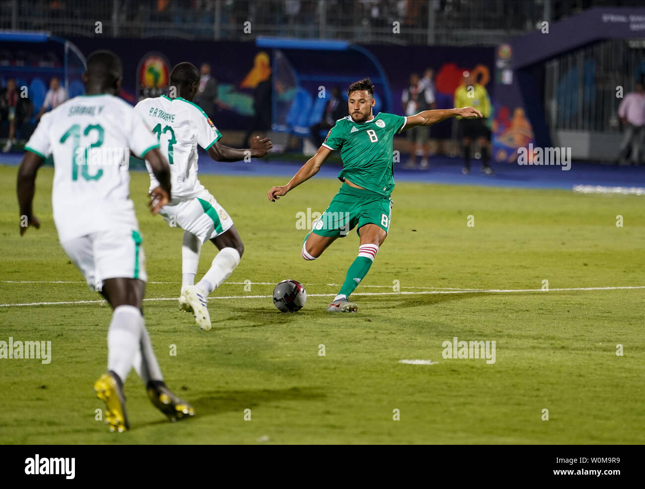 Cairo, Egypt. 27th June, 2019. Mohamed Youcef Belaili of Algeria ...