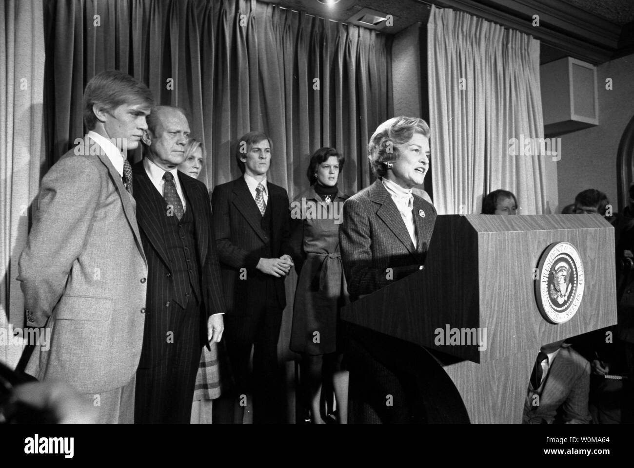 Gerald Ford Family Photo Black and White Stock Photos & Images - Alamy