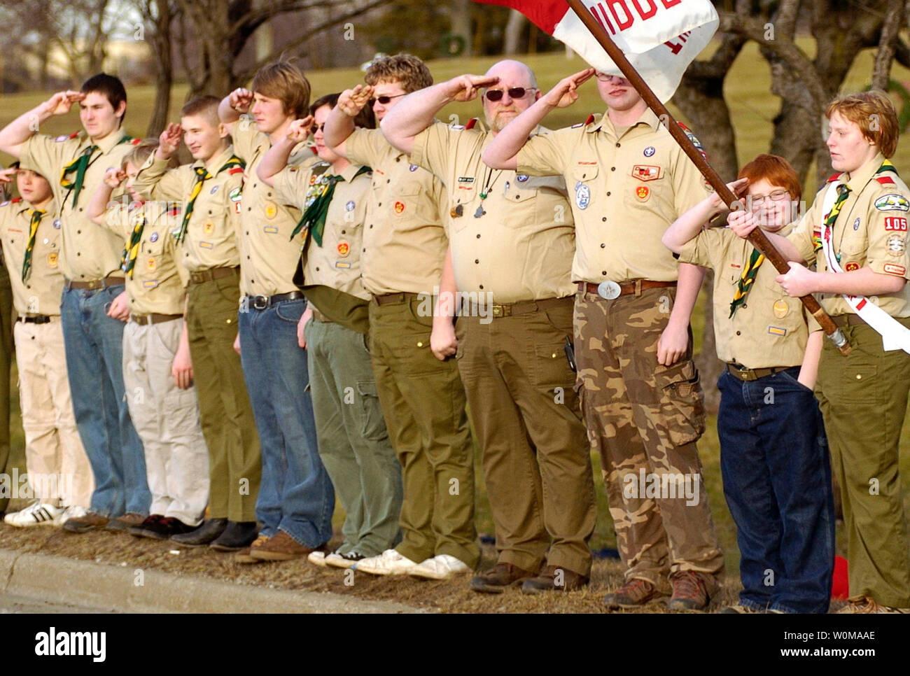 Boy scout troop hi-res stock photography and images - Alamy
