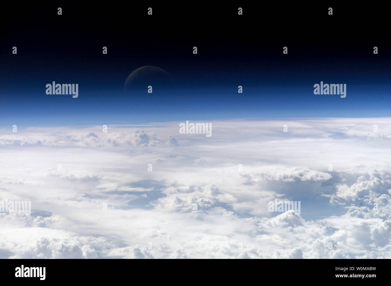 This NASA images of the upper atmosphere was taken by astronauts aboard ...